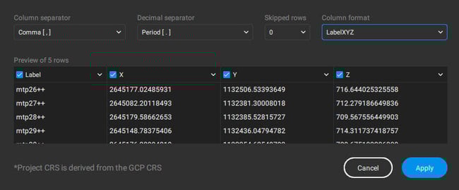 How to import tie point files (GCPs and Checkpoints) - PIX4Dmatic
